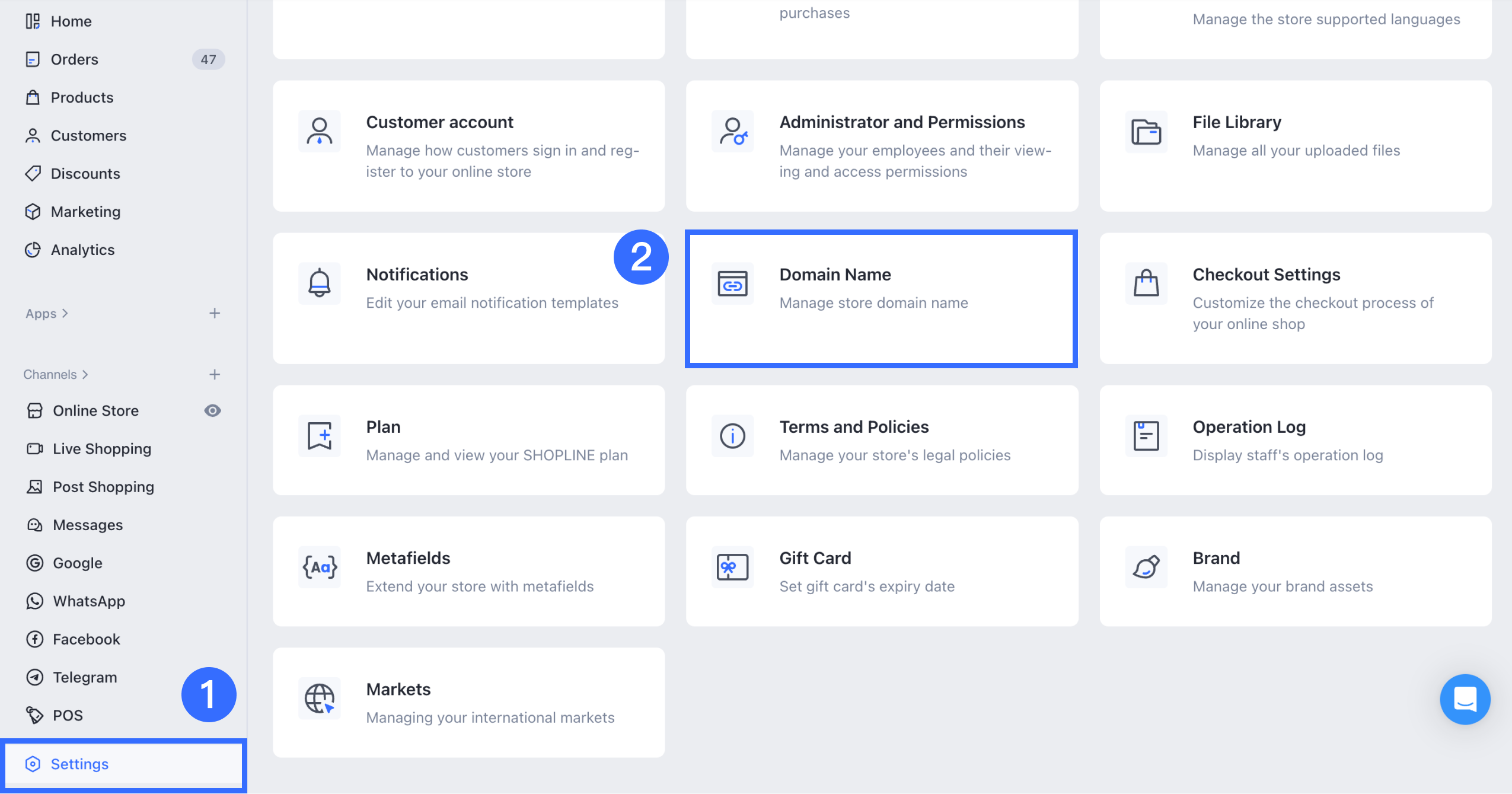 Setting up Multiple Domains for Your Store – SHOPLINE Help Center