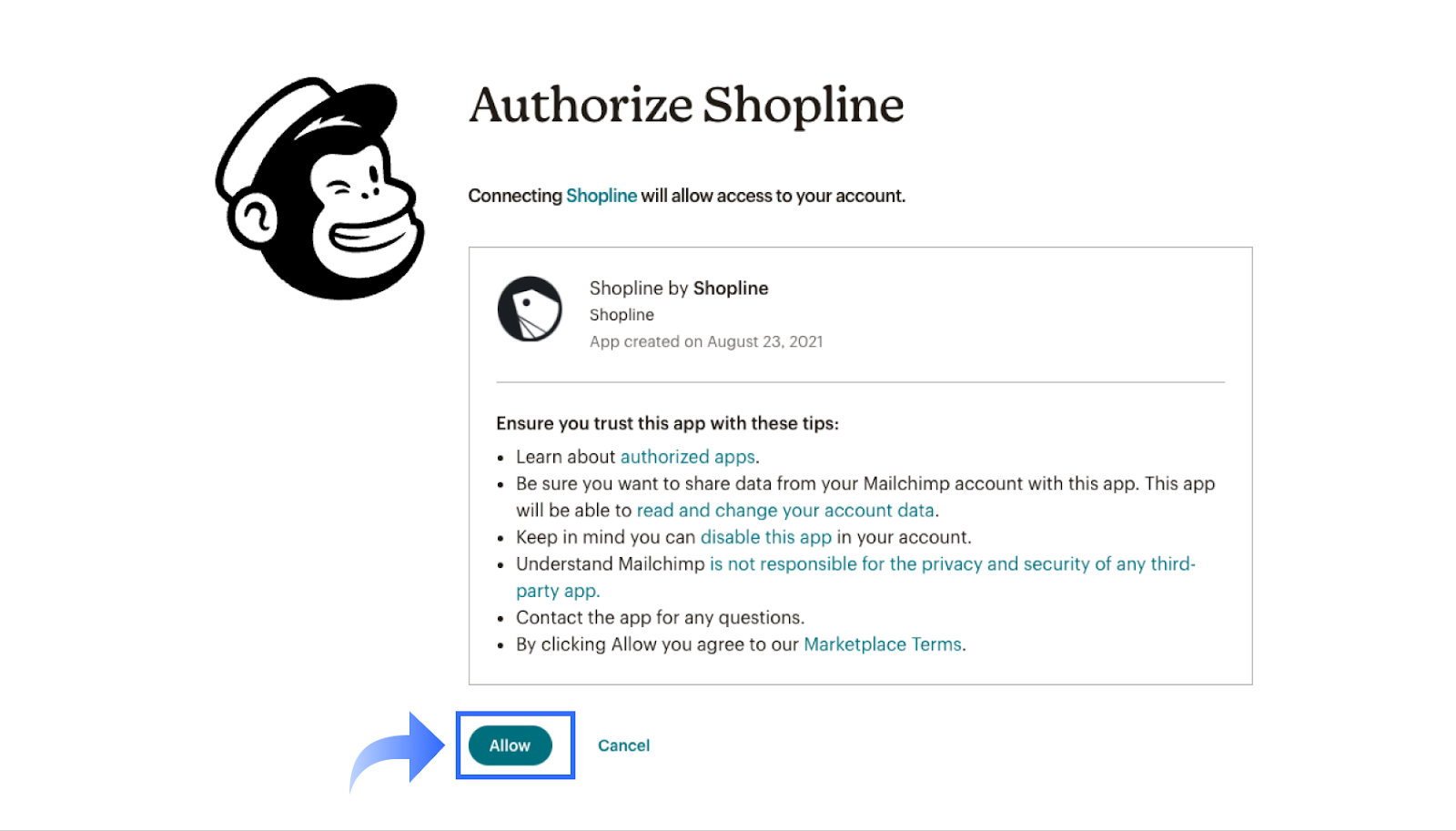Mailchimpのガイド – SHOPLINE ヘルプセンター